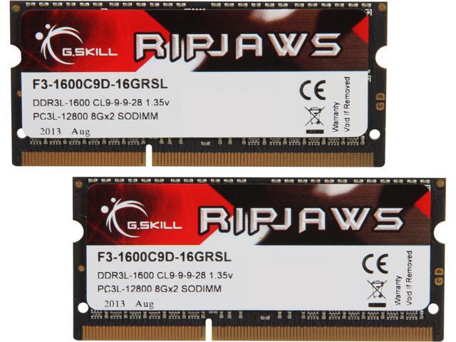 Click here for G. SKILL Ripjaws Series 16GB (2 x 8GB) 204-Pin DDR... prices
