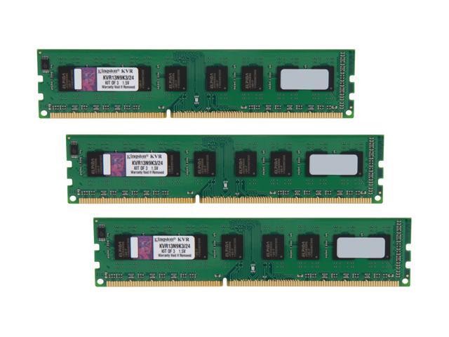 Click here for Kingston 24GB (3 x 8GB) DDR3 1333 Desktop Memory M... prices