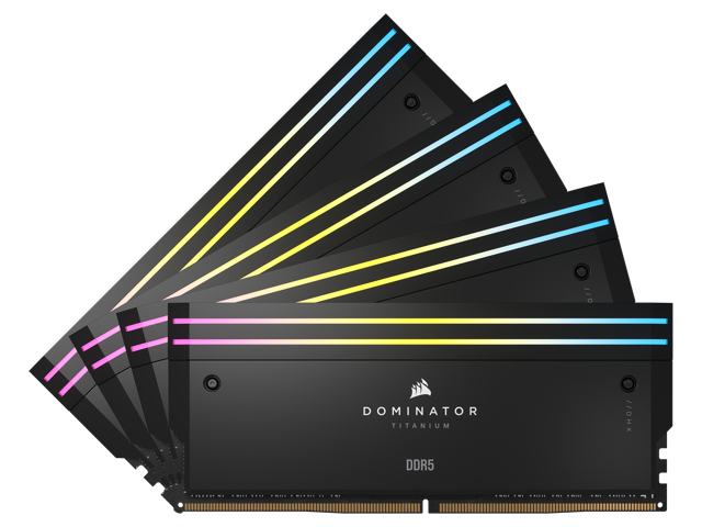 Click here for CORSAIR Dominator Titanium 96GB (4 x 24GB) DDR5 64... prices