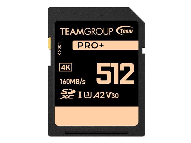 Click here for Team Group 512GB PRO+ SDXC U3 V30 A2 4K SD Card  R... prices