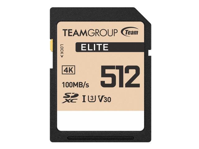 Click here for Team Group 512GB Elite 4K SD Card UHS-I U3 V30 Rea... prices