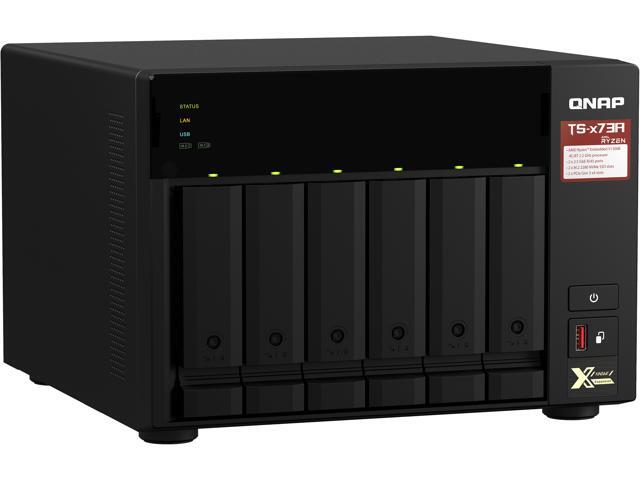 Click here for QNAP TS-673A-8G-US 6 Bay Ryzen Desktop NAS (Diskle... prices