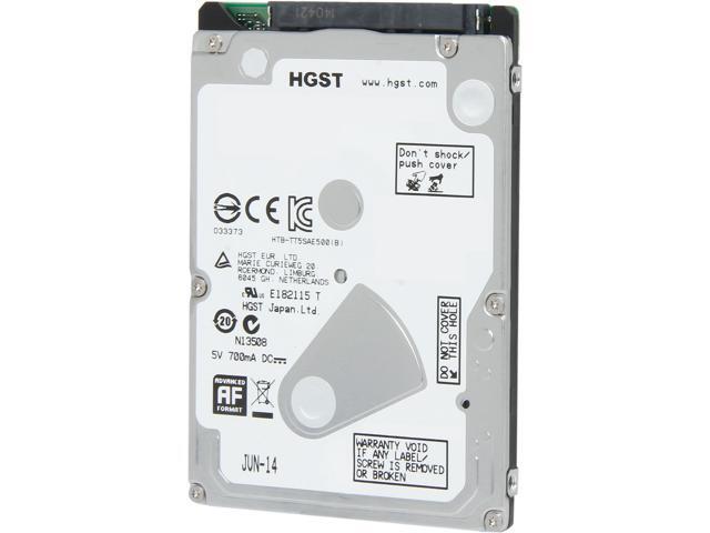 Click here for HGST Travelstar Z5K500 HTS545050A7E680 (0J38065) 5... prices