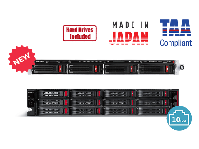 Click here for BUFFALO TeraStation 51220 12-Bay 144TB (12x12TB) B... prices
