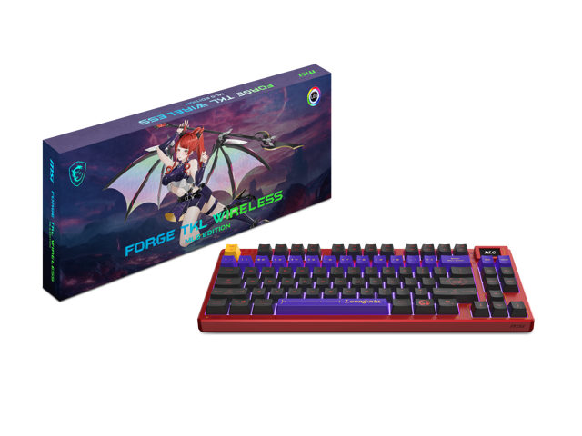 Click here for MSI Forge TKL Wireless MLG Edition Gaming Keyboard... prices