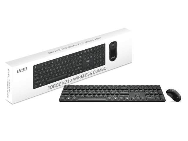 Click here for MSI Forge K210 Wireless Keyboard & Mouse Combo - L... prices