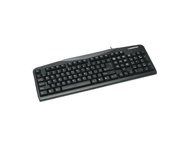 Click here for MANHATTAN 155113 Black Wired Enhanced Keyboard prices