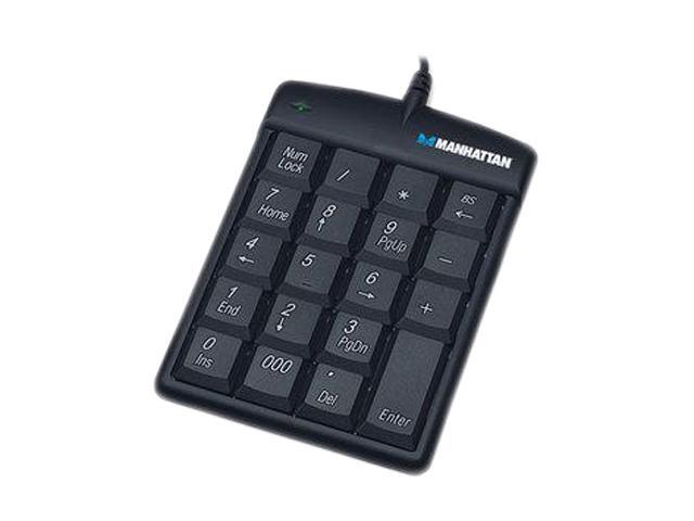 Click here for MANHATTAN 176354 Black Wired Numeric Keypad prices