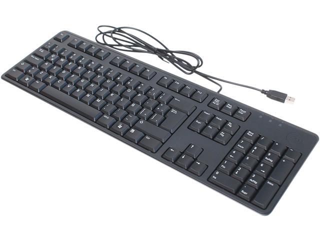 DELL USB 104 Quiet Key Keyboard 0R4JW Keyboard