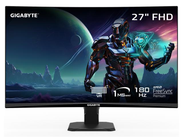 Click here for GIGABYTE - GS27FC - 27 VA Curved Gaming Monitor -... prices