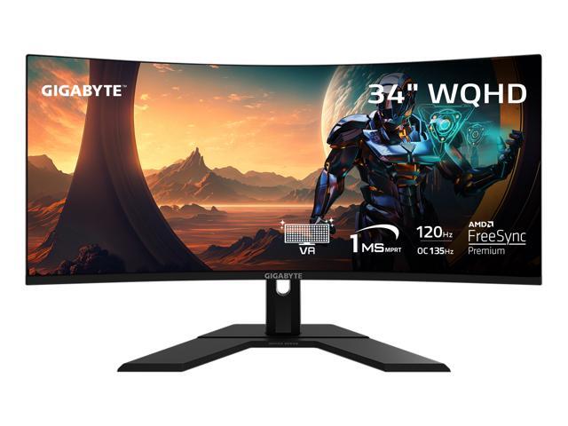 Click here for GIGABYTE - GS34WQC - 34 VA Curved Gaming Monitor -... prices