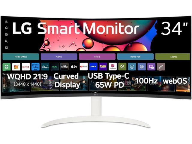 Click here for LG 34 Smart Monitor WQHD 21:9 Curved Screen 100Hz... prices