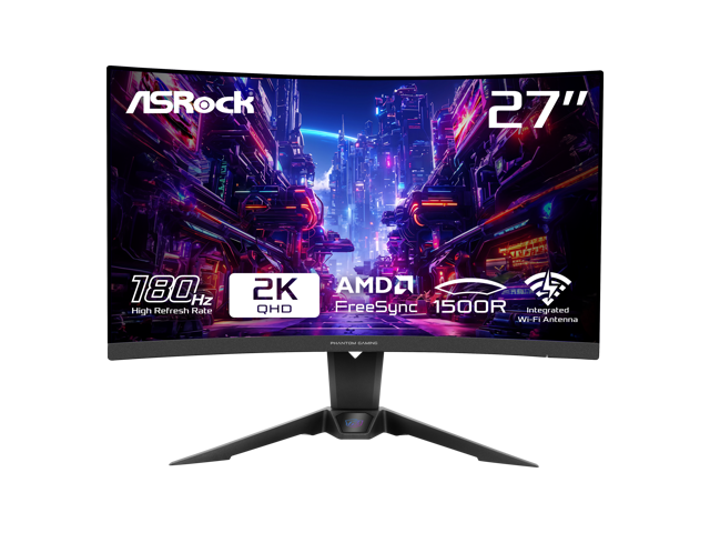 Click here for ASRock Phantom Gaming 27 180Hz 1ms VA QHD Gaming M... prices