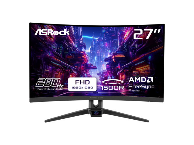 Click here for ASRock Phantom Curved Gaming Monitor 27 280 Hz VA... prices