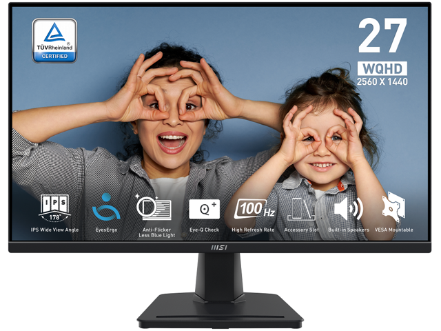 Click here for MSI PRO MP275Q 27-inch 2560 x 1440 (WQHD) IPS Pane... prices