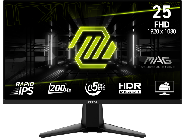 Click here for MSI 25 (24.5) 200 Hz Rapid IPS FHD Gaming Monitor... prices
