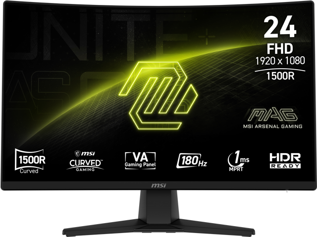 Click here for Open Box - MSI 24 (23.6 Viewable) 180 Hz VA FHD Ga... prices
