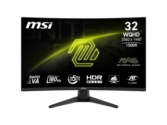 Click here for MSI 31.5 180 Hz Rapid VA QHD(2560 x 1440) Gaming M... prices