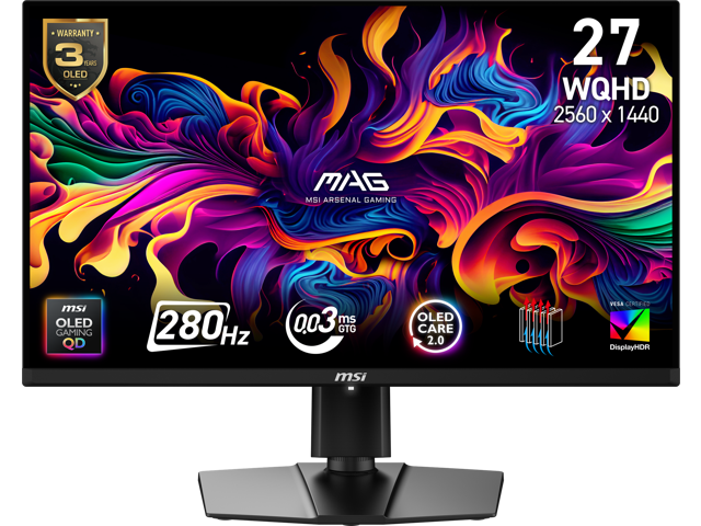 Click here for MSI 27 280 Hz QD-OLED 2560 x 1440 (QHD) Gaming Mon... prices