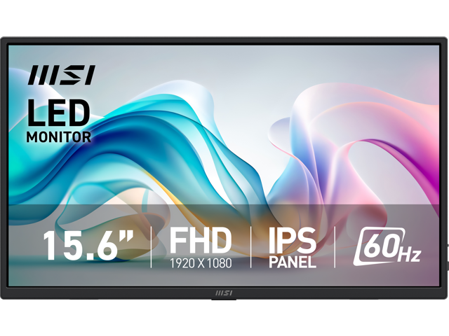 Click here for MSI Pro MP165 E6 Portable Monitor  15.6 FHD IPS 10... prices