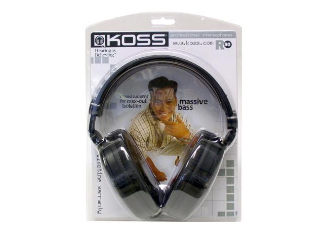 Click here for KOSS R80 Circumaural Full Size Stereophone prices