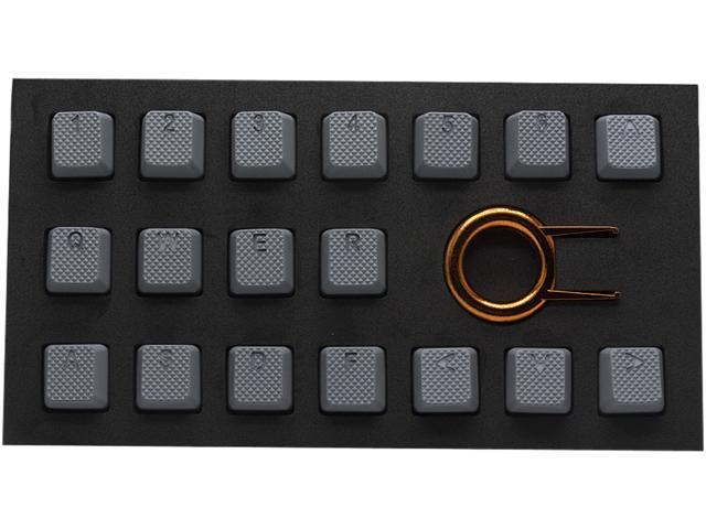 Click here for Tai-Hao KDTHUS018C03GY101 Grey Rubber Keycap Set (... prices