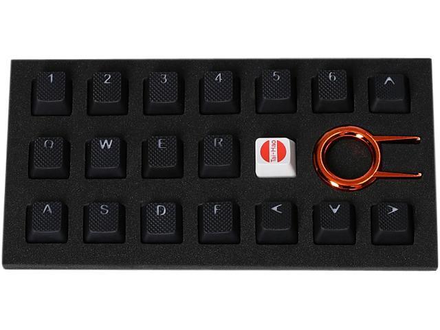 Click here for Tai-Hao KDTHUS018C03BK101 Rubber Keycap Set - Blac... prices