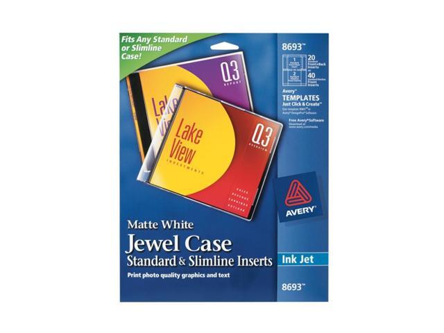 Click here for Avery Jewel Case Standard & Slimline Inserts  Matt... prices