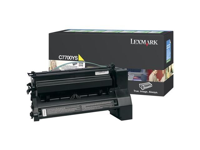 Click here for Lexmark C7700YS Return Program Toner Cartridge - Y... prices