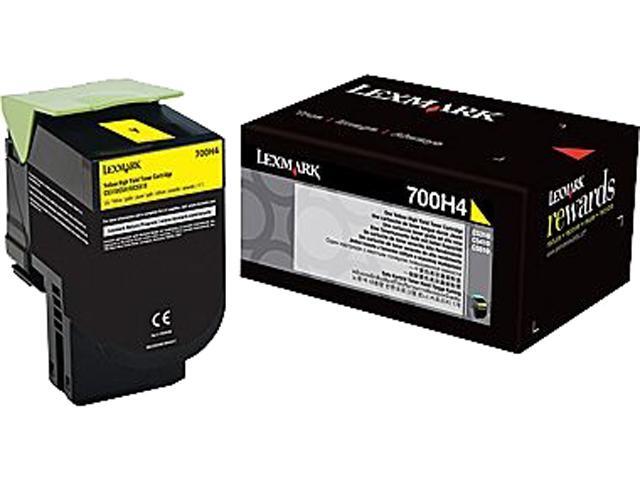 Click here for Lexmark 70C0H40 High Yield Toner Cartridge - Yello... prices