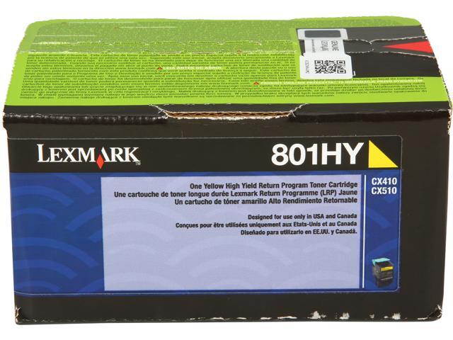 Click here for Lexmark 80C1HY0 High Yield Return Program Toner Ca... prices