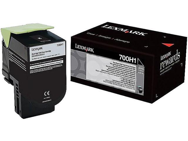 Click here for Lexmark 70C0H10 High Yield Toner Cartridge - Black prices