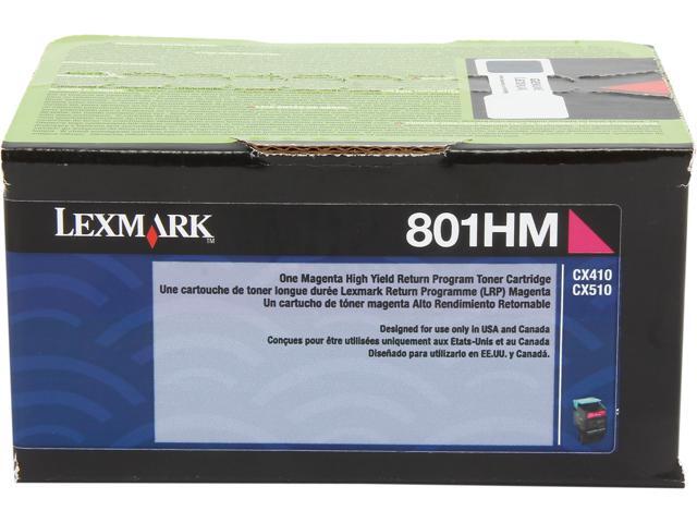 Click here for Lexmark 80C1HM0 High Yield Return Program Toner Ca... prices