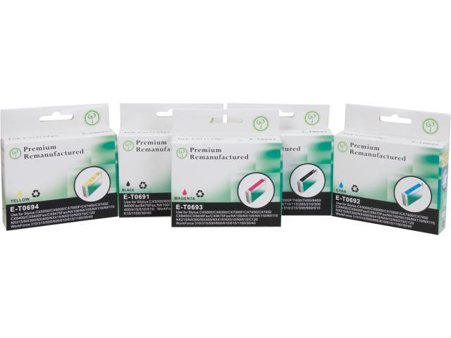 Click here for Green Project E-T0695(5pk) Orange Color Ink Cartri... prices