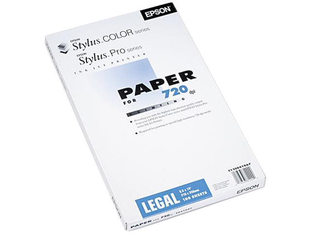 Click here for Epson S041067 Photo Paper Legal - 100 Sheet - Whit... prices