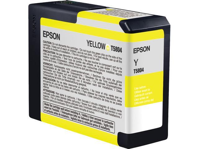 Click here for EPSON T580400 80 ml UltraChrome K3 Ink Cartridge Y... prices
