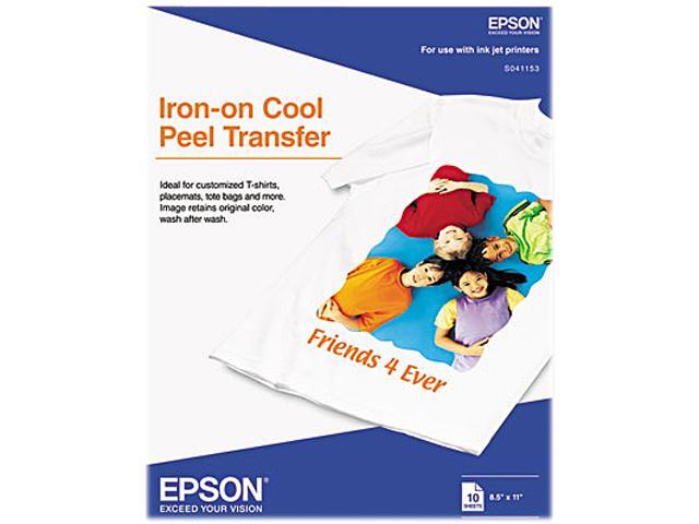 Click here for Epson S041153 Iron-on Transfer Paper Letter - 8.50... prices