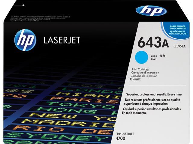 Click here for HP 643A LaserJet Toner Cartridge - Cyan prices