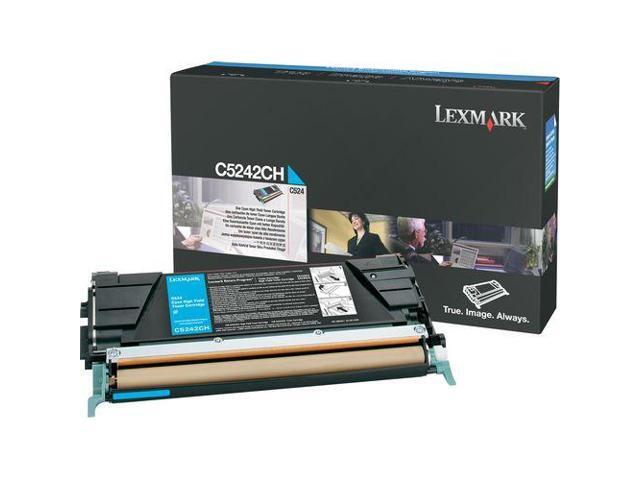 Click here for Lexmark C5242CH High Yield Toner Cartridge - Cyan prices