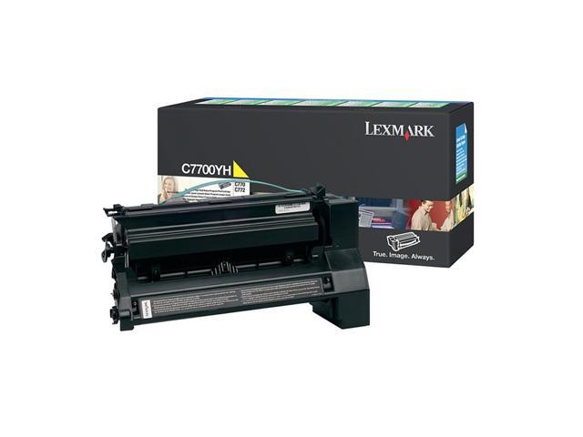 Click here for Lexmark C7700YH High Yield Return Program Toner Ca... prices