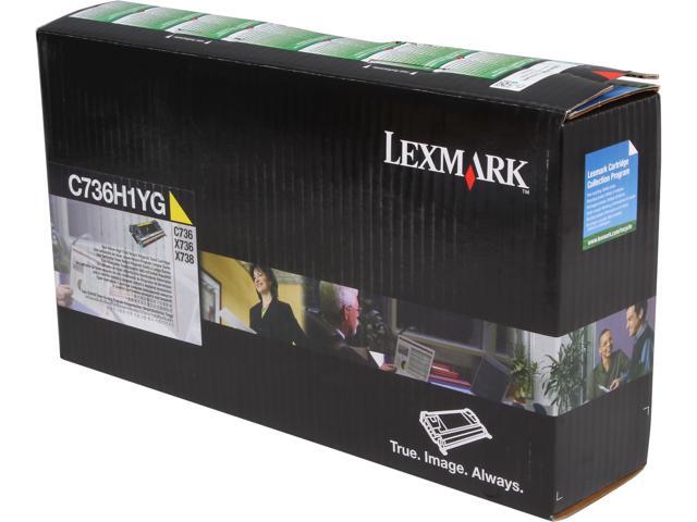 Click here for Lexmark C736H1YG Return Program Toner Cartridge -... prices