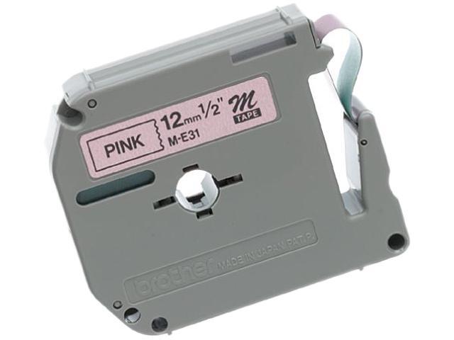 Click here for Brother P-Touch ME31 Black on Pink Tape - 0.50 Wid... prices