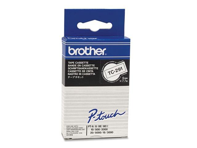 Click here for brother TC291 Black on White 9mm Laminated Tape fo... prices