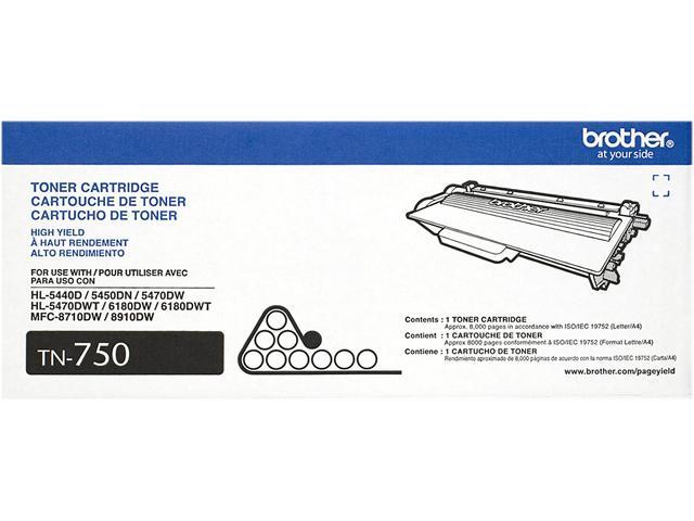 Click here for Brother TN750 High Yield Toner Cartridge - Black prices