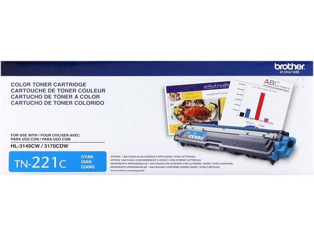 Click here for Brother TN221C Toner Cartridge - Cyan prices