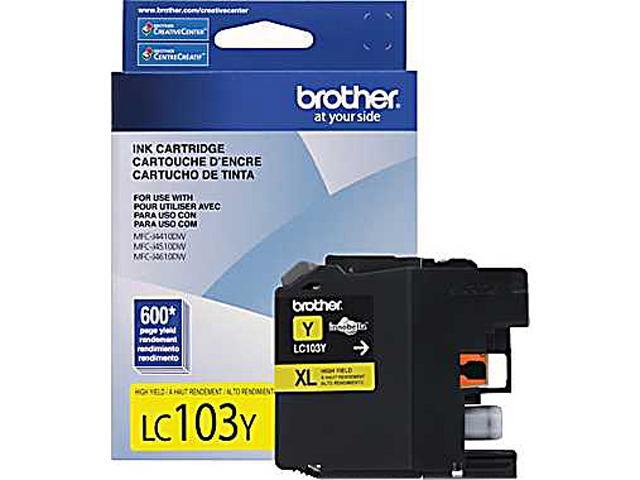 Click here for Brother LC103YS Ink Cartridge - Yellow prices