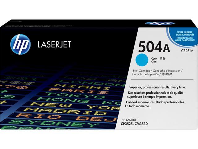 Click here for HP 504A LaserJet Toner Cartridge - Cyan prices