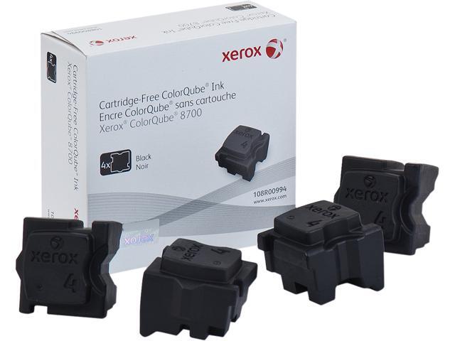 Click here for Xerox 108R00994 Solid Ink - 4 Sticks - Black prices