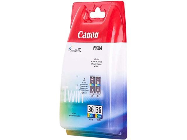 Click here for Canon 1511B018 CLI-36 Twinpack Blister Colour Ink... prices