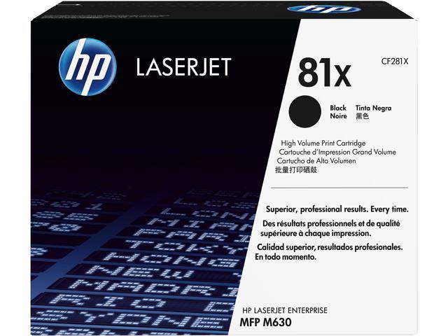 Click here for HP 81X High Yield LaserJet Toner Cartridge - Black prices